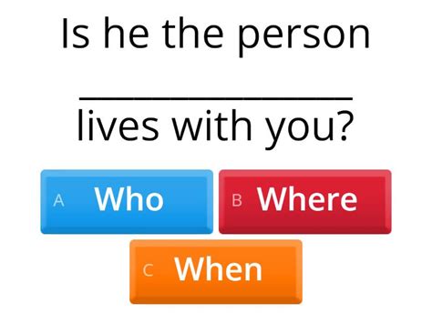 Relative Clauses Quiz