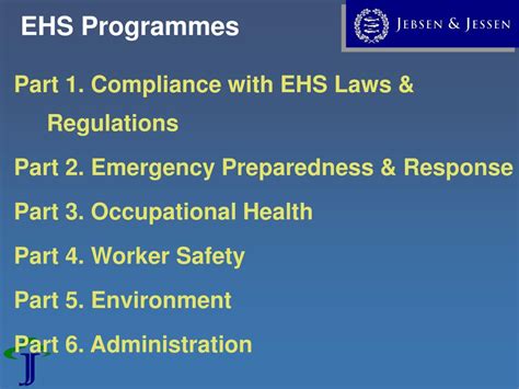Ppt Achieving Lasting Sustainability Jebsen And Jessen Ehs Efforts