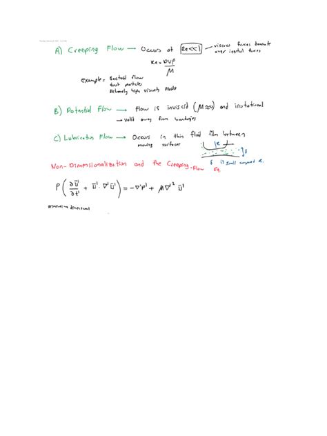 6a Creeping Flow Notes Pdf
