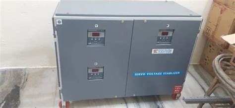 Ess Tech 30 Kva Three Phase Air Cooled Servo Voltage Stabilizer For