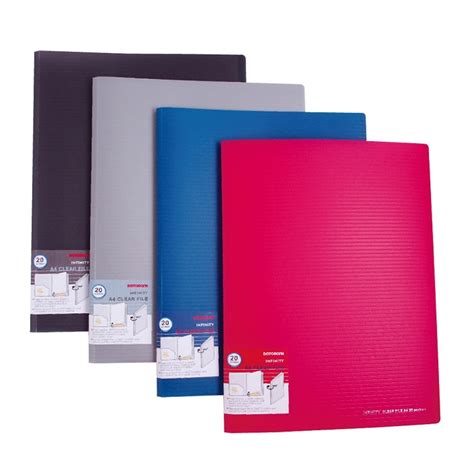 DATABANK PP Stationary Clear File Folder Document Case