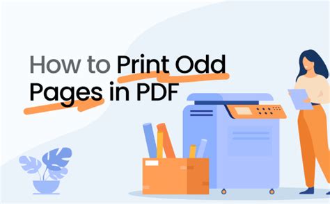 How To Print Oddeven Pages In Pdf 4 Ways