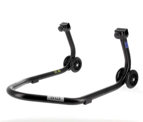 BIHR Home Track 後輪駐車架 附 V 形轉接座 消光黑色 黑色輪子 63900072 Webike摩托百貨