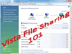 How To Enable File Sharing On Vista Without Any Password