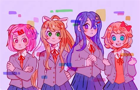 Пин на доске Doki Doki Literature Club