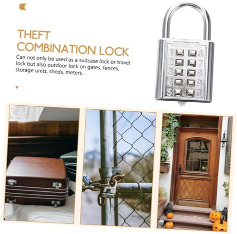 Key Code Lock Pad Lock Combination Lock For Blind Combination Padlock