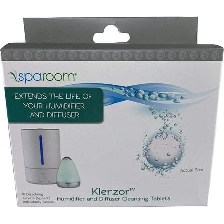 Sparoom Klenzor Essential Oil Diffuser and Humidifier Cleaning Tablets ...