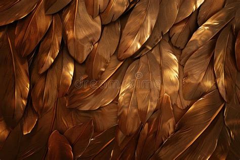 Generative Ai On Theme Of Beautiful Texture Bird Feather For Design