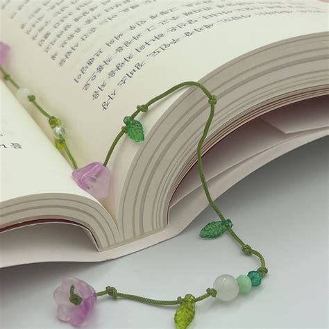 흐뭇마켓 끈갈피 비즈 책갈피 만들기 Diy 세트 32종 은방울꽃 끈책갈피 책갈피제작 독서용품 꽃책갈피 매듭끈 북마크 독서템