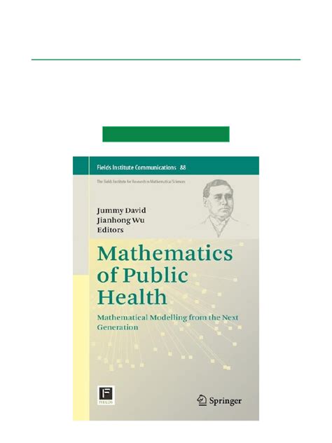 Mathematics Of Public Health Mathematical Modelling From The Next Generation Textbook Pdf Mathematics Of Public Health Mathematical Modelling From The Next Generation Textbook Pdf