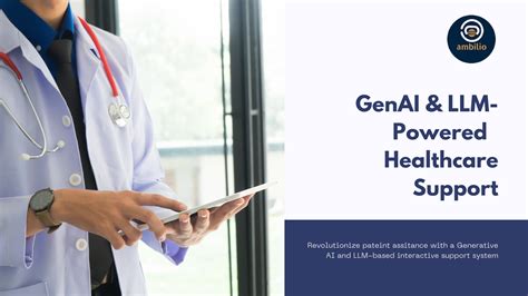 Generative Ai Powered Healthcare Support For Patient Assistance