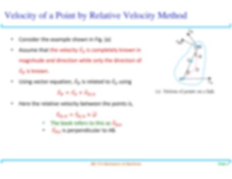 SOLUTION Topic 03 Velocity Analysis Relative Velocity Method Studypool