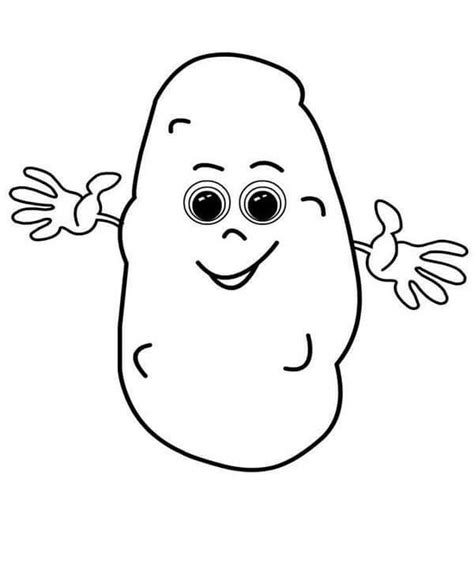 Dibujos De Patatas Para Colorear E Imprimir ColoringOnly