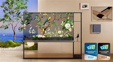 LG Presenta En El CES 2024 El Primer Televisor OLED Transparente