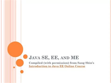 Ppt Java Se Ee And Me Powerpoint Presentation Free Download Id6632670