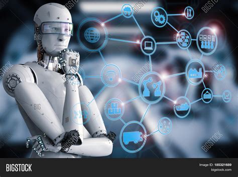 Android Robot Industrial Network Image Photo Bigstock