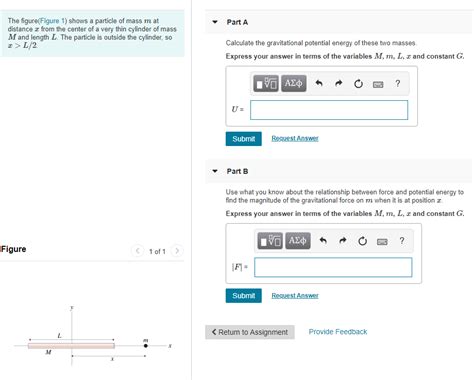 Solved He Figure Figure 1 Shows A Particle Of Mass M At Chegg