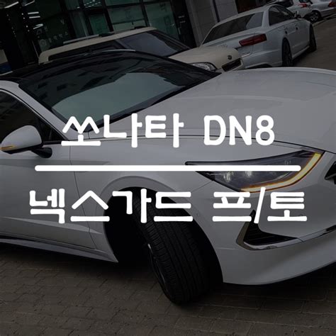 일산 파주 신형 쏘나타 Dn8 넥스가드 반사필름 프리미엄토탈케어 틴팅 작업 후기 네이버 블로그