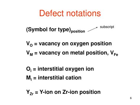 ppt lecture notes ii defect chemistry powerpoint presentation free
