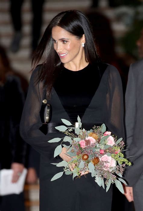 Meghan Duchess Of Sussex In Givenchy Oceania Exhibition Opening