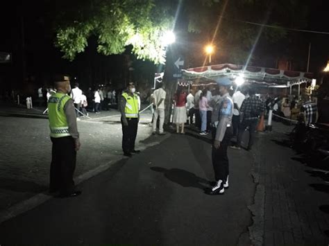 Polres Bandara Pengawasan Penerapan Prokes Saat Pengamanan Giat Ibadah