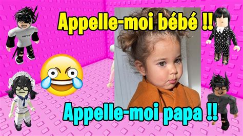 Histoire Roblox Ma Petite Soeur A Un Papa En Ligne 😂😂 Youtube