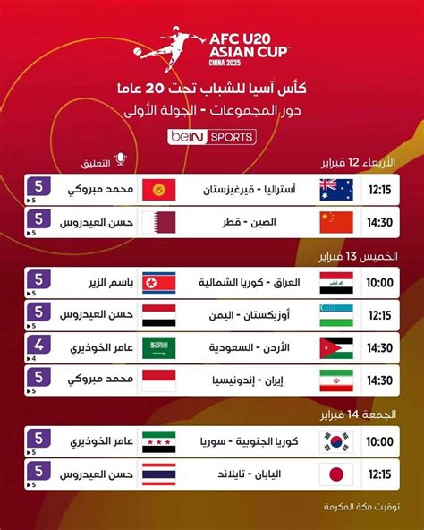 تعرف على موعد مباراة منتخب اليمن للشباب بكاس اسيا والقناة الناقلةحصريا