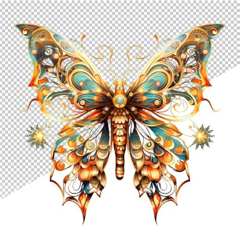 Premium PSD A Drawing Of A Butterfly With The Words Butterfly On It