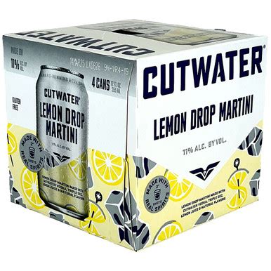 Cutwater Lemon Drop Martini 4 Pack Can