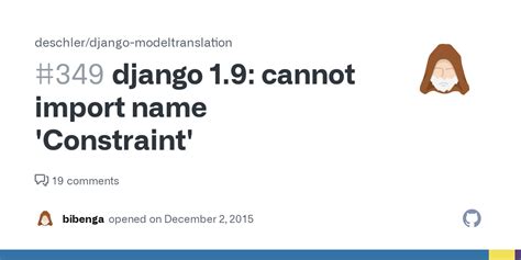 Django Cannot Import Name Constraint Issue Deschler Django Modeltranslation GitHub