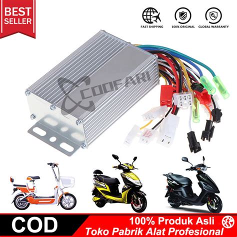 Pengontrol Motor Regulator Motor Dc Tanpa Sikat 36v 48v 350w Electric Motor Speed Controller