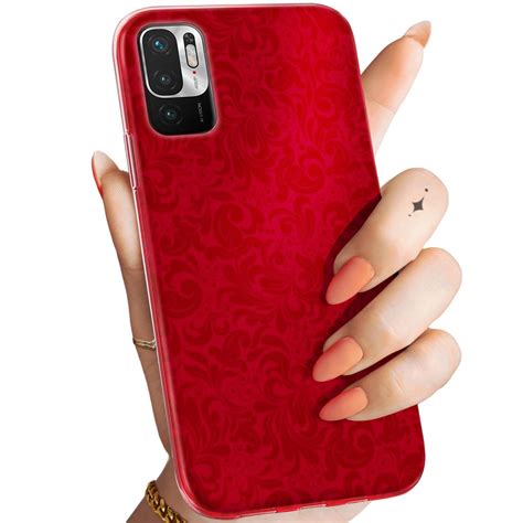 Etui Do Xiaomi Redmi Note 10 5G Wzory Czerwone Serca Róże Obudowa Pokrowiec Xiaomi Sklep