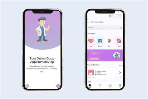 doctor app ui design on behance