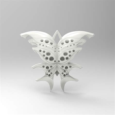 Stl File Butterfly Pendant・3d Print Object To Download・cults