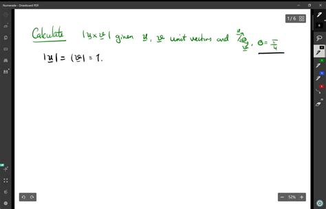 ⏩solvedmagnitude Of A Cross Product Compute 𝐮 ×𝐯 If 𝐮 And 𝐯 Are