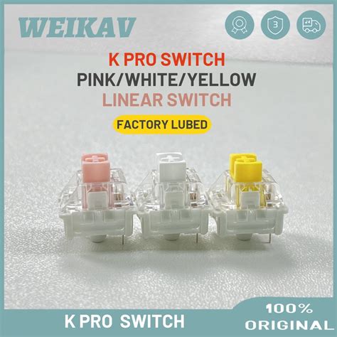 Weikav 10pcs K Pro Switch Linear Switch Hot Swap 3 Pin Switch For Rk87