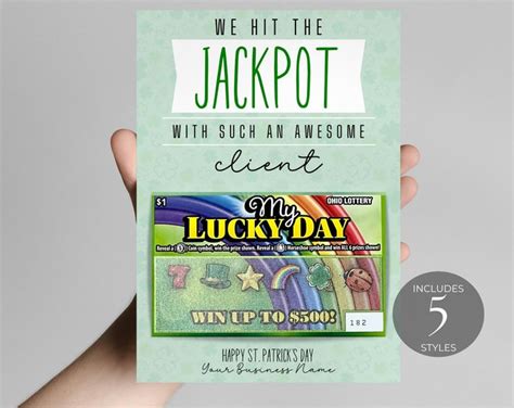 SET of Don't Rely on Luck to Find Your Dream Home Real Estate Mailer W/ Envelope St. Patrick's ...