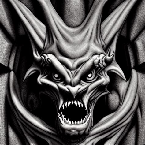 Gargoyle Demon Graphic · Creative Fabrica