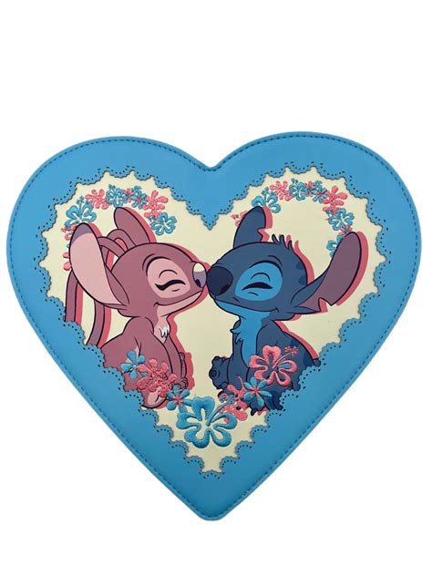 Loungefly Exclusive Stitch And Angel” Convertible Heart Pre Order