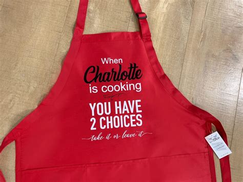 Funny Apron Womens Apron Personalized Apron Kitchen Etsy