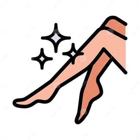 Lady Legs Color Icon Stock Vector Illustration Of Woman 284069030
