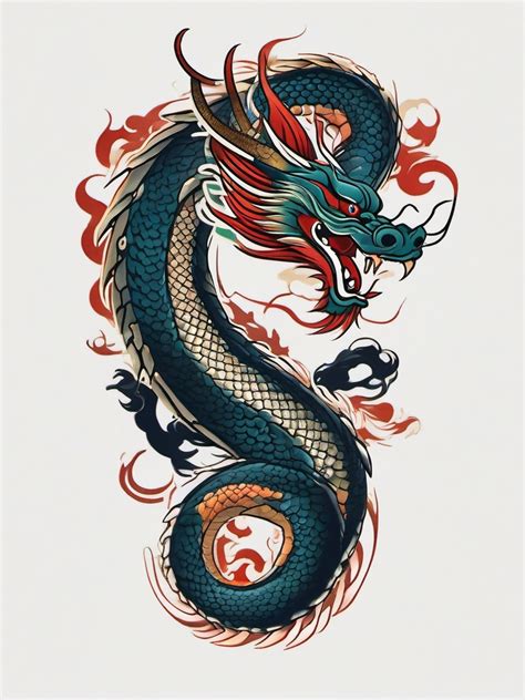 Traditional Eastern Dragon Tattoo Symbolism Design And Cultural