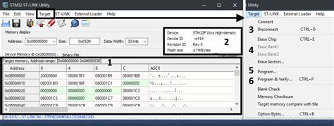 نرم افزار ST LINK Utility و برنامه ریزی STM32 یوبرد