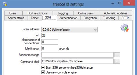 Freesshd On Windows 8