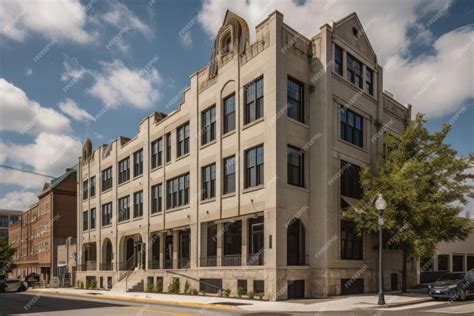 Premium Ai Image Adaptive Reuse Project With Exterior Of Building Updated And Modernized