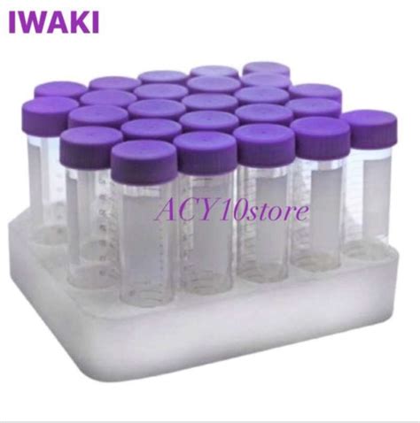 Promo Iwaki Centrifuge Tube With Polyform Rack Pp 50ml Diskon 23 Di