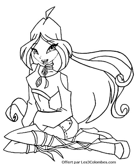 Coloriage Winx 39 Coloriage En Ligne Gratuit Pour Enfant