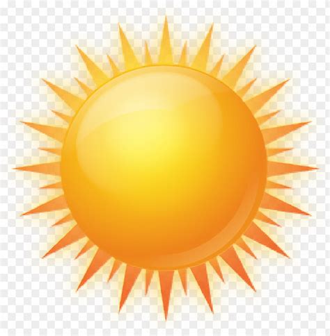 Bright Sun With Smooth Edges Png Toppng