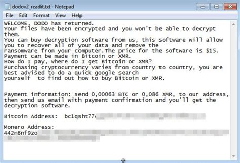 Ransomware Roundup Dodo And Proton Fortiguard Labs