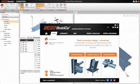 Idea Statica Structural Design And Code Check Of Joints Cross Sections Beams Software